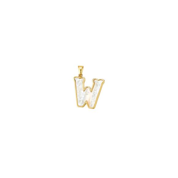 ASHA | Jewelry | New Asha Mini Letter Charm W In Gold | Poshmark